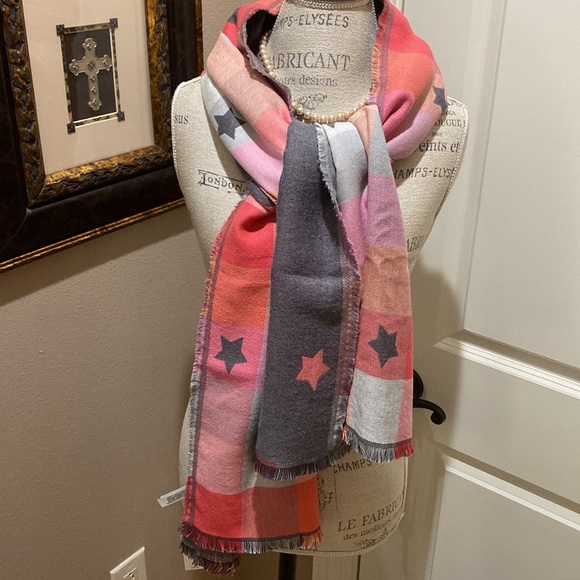 Talbots | Accessories | Ombr Blocks Of Stars Talbots Oblong 27 X 72 ...